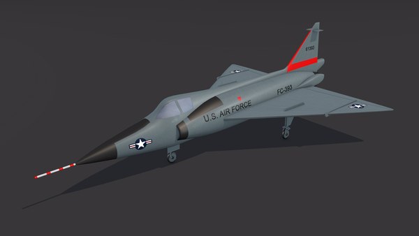 modelo 3d Convair F-102 Delta - TurboSquid 2093382