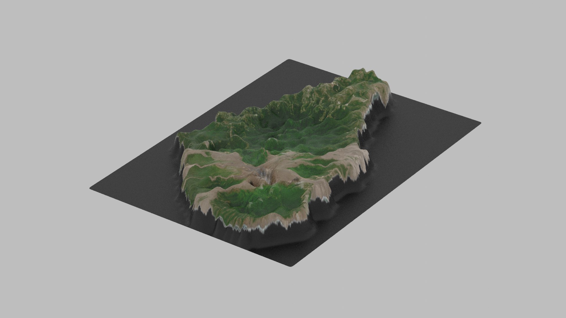 Montserrat Map Country 3D Model - TurboSquid 2076263