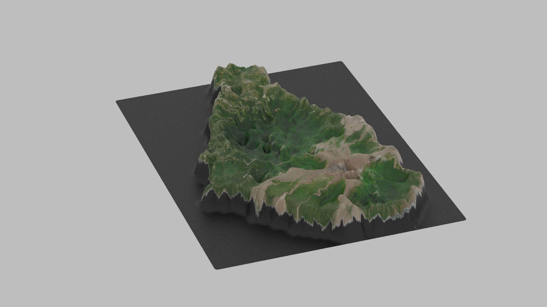Montserrat Map Country 3D Model - TurboSquid 2076263
