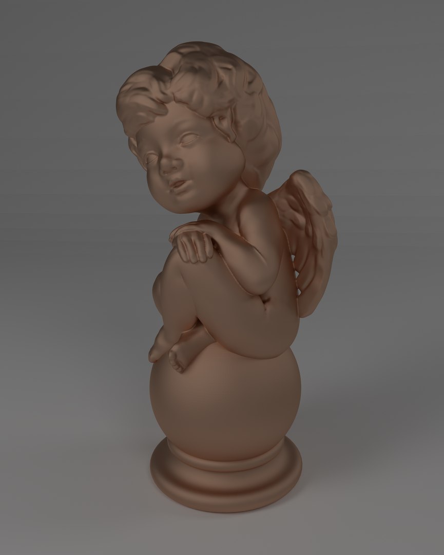 3d Model Sculpture Angel