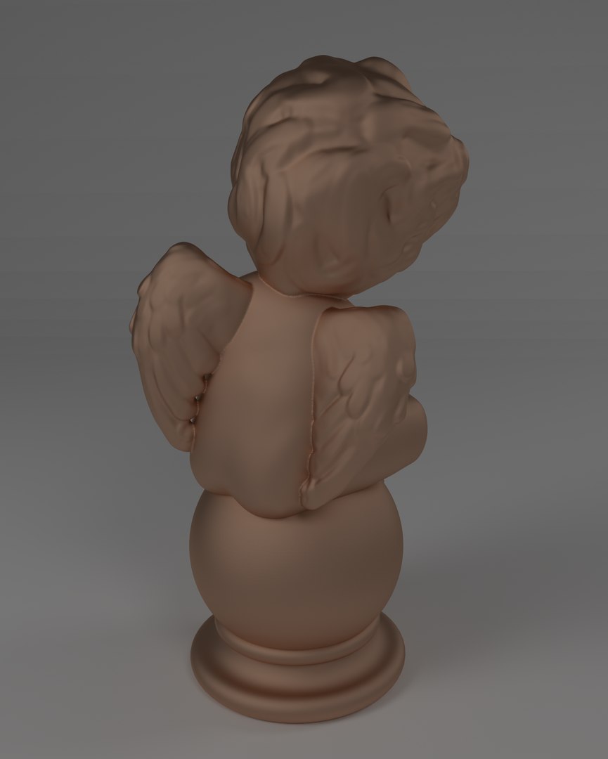 3d Model Sculpture Angel