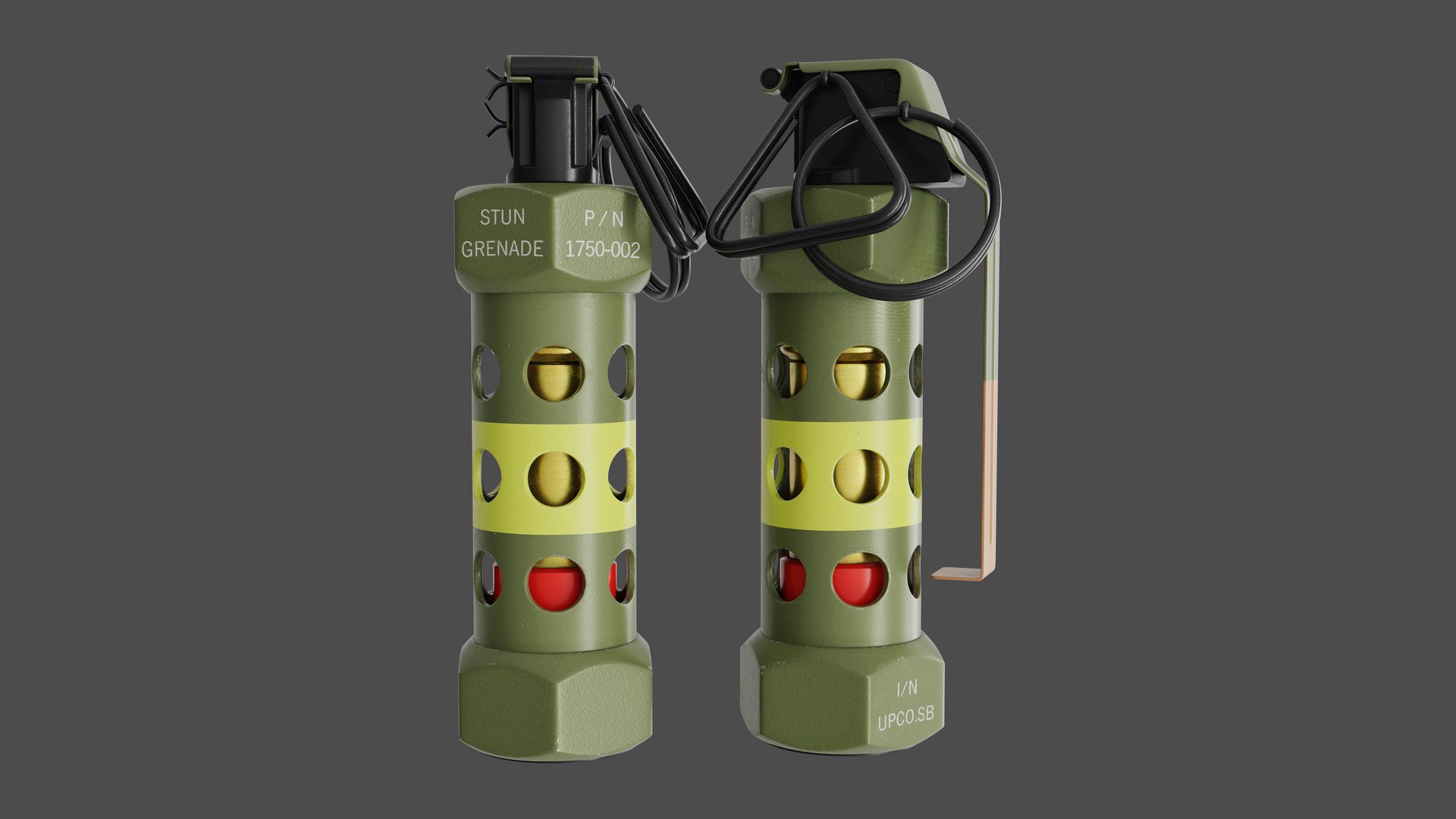 M84 Stun Hand Grenade Model - TurboSquid 2344840