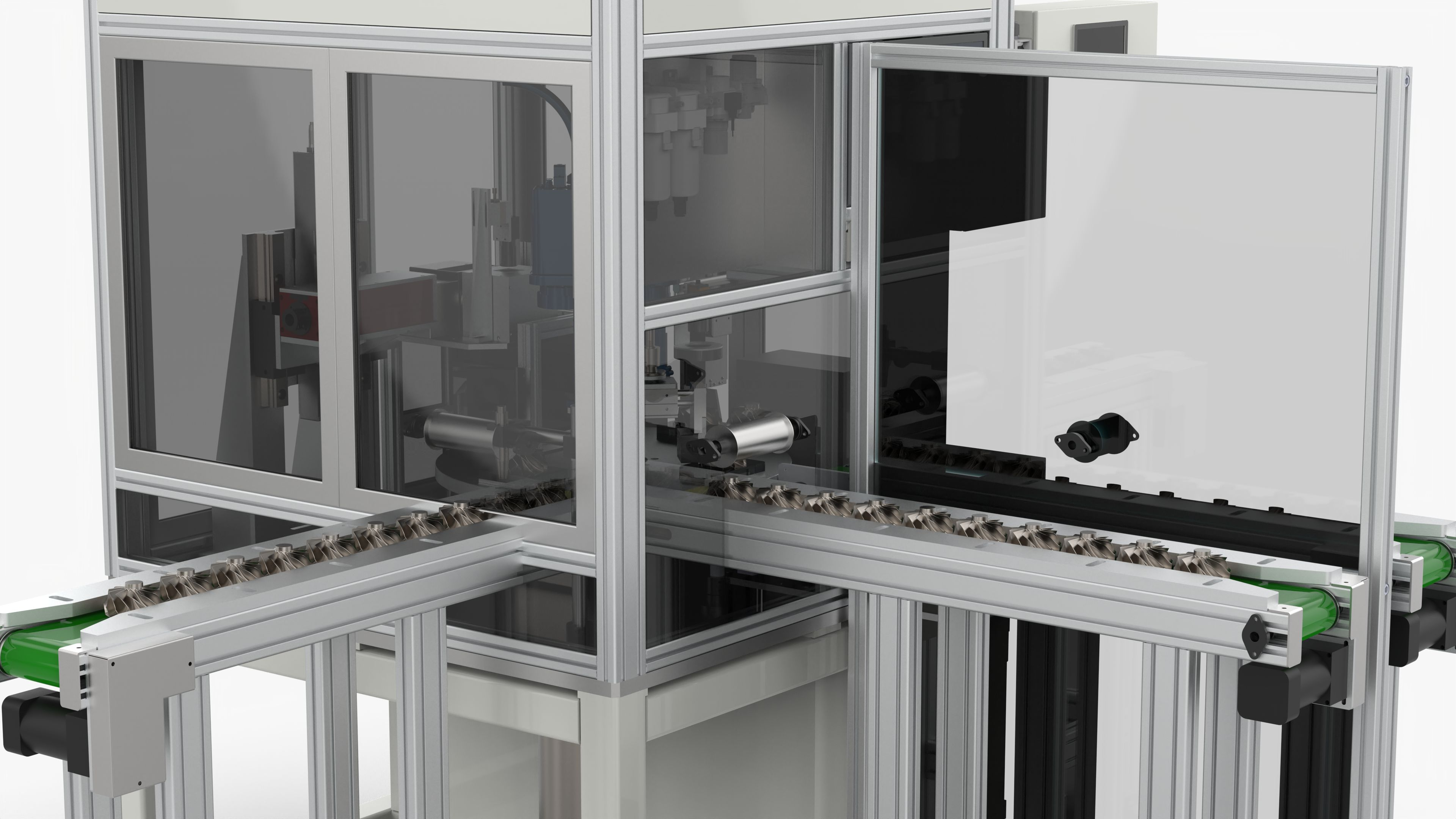 modelo 3d Automatic Marking Detection machine - TurboSquid 2009425