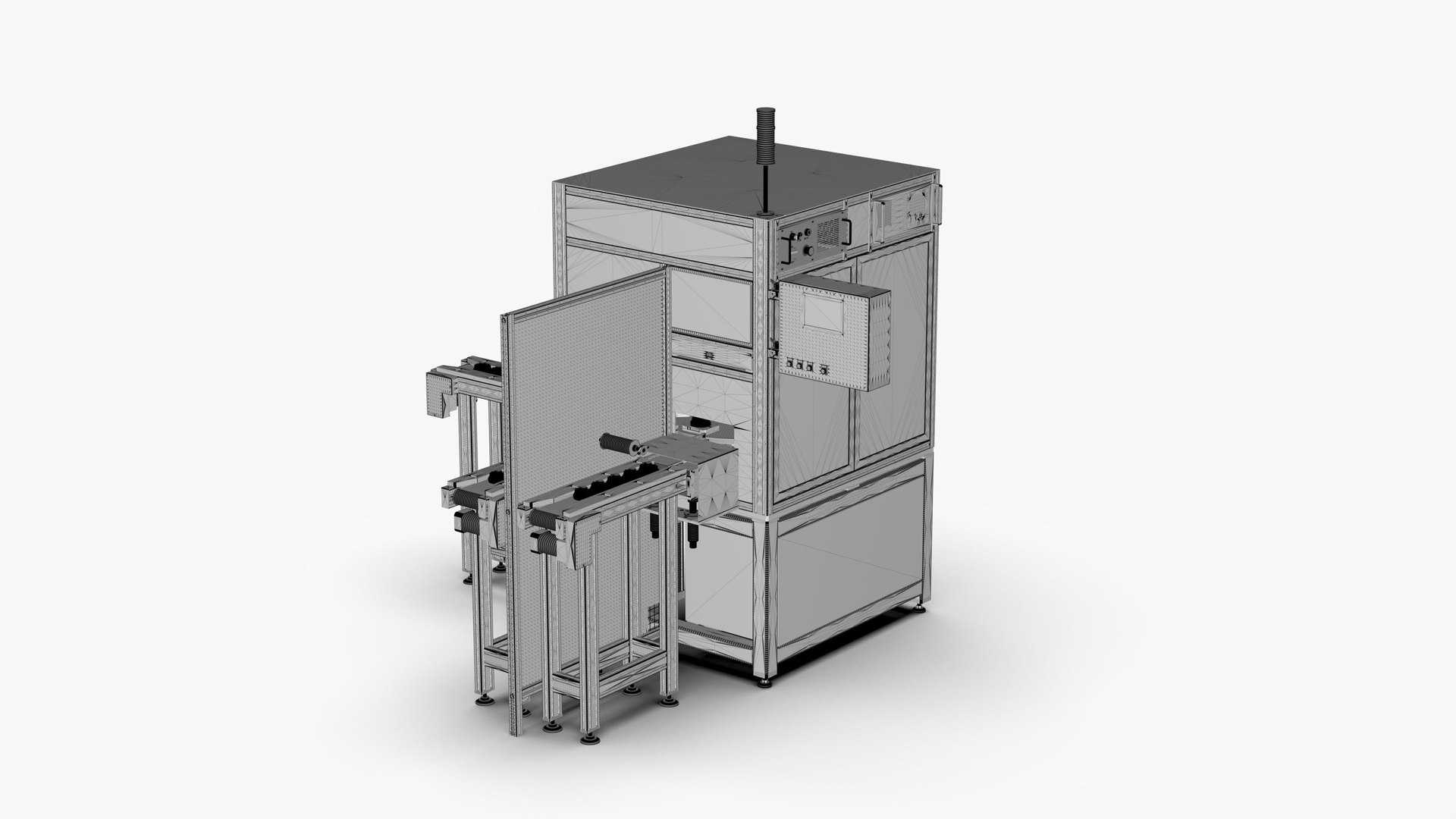 3D Automatic Marking Detection Machine Model - TurboSquid 2009425