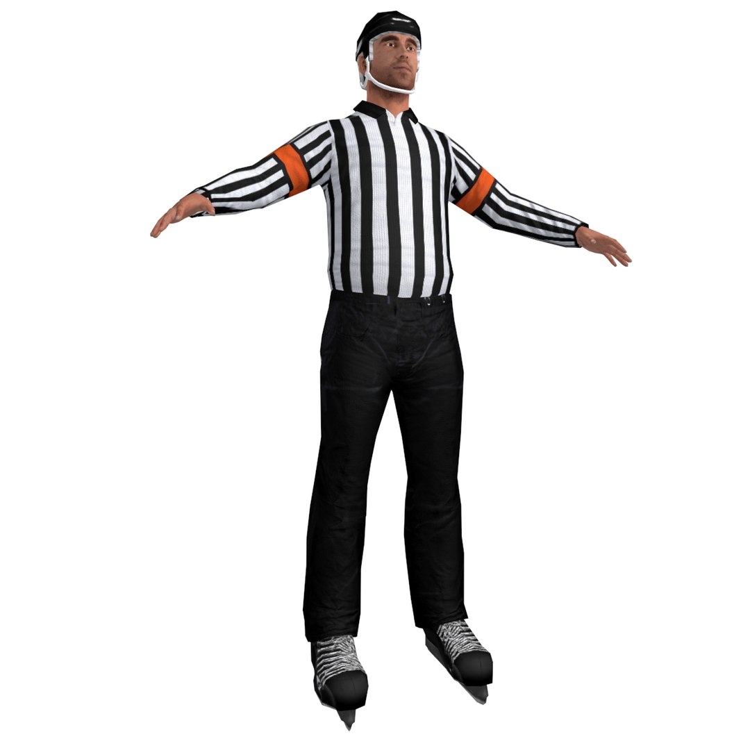 3d Model Of Hockey Referee