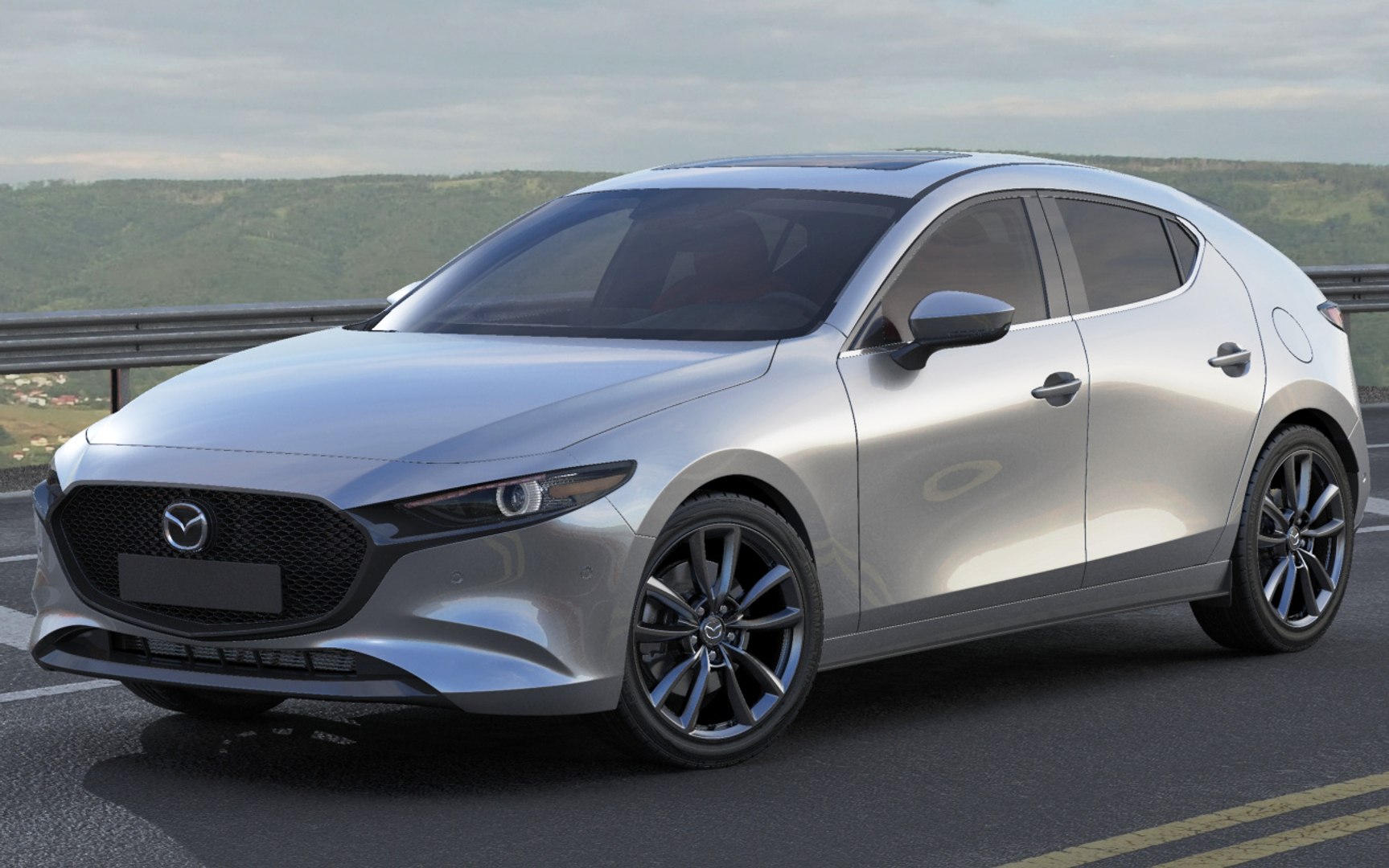 3D Model Mazda 3 Hatch - TurboSquid 1380166