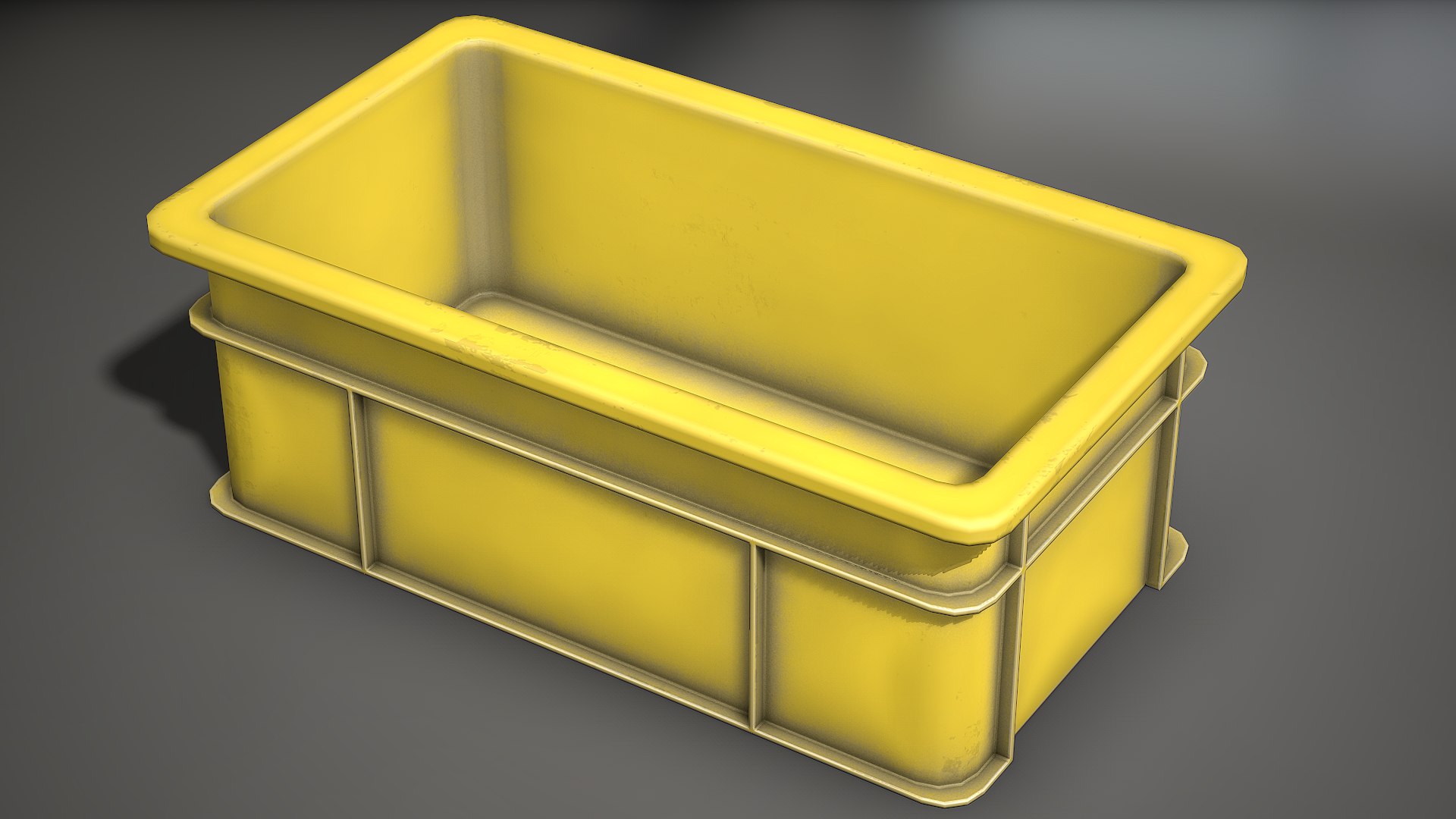 3D Plastic Crate PBR Game Ready Model - TurboSquid 1763352