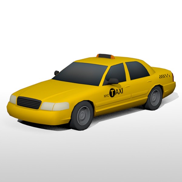 New york taxi cab 3D model - TurboSquid 1167666