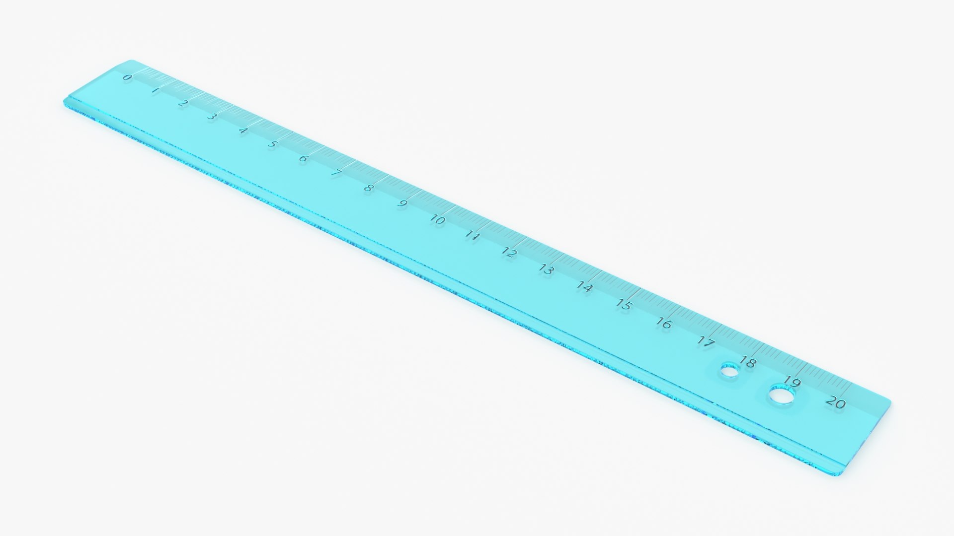 Ruler Plastic 3D Model - TurboSquid 1677542