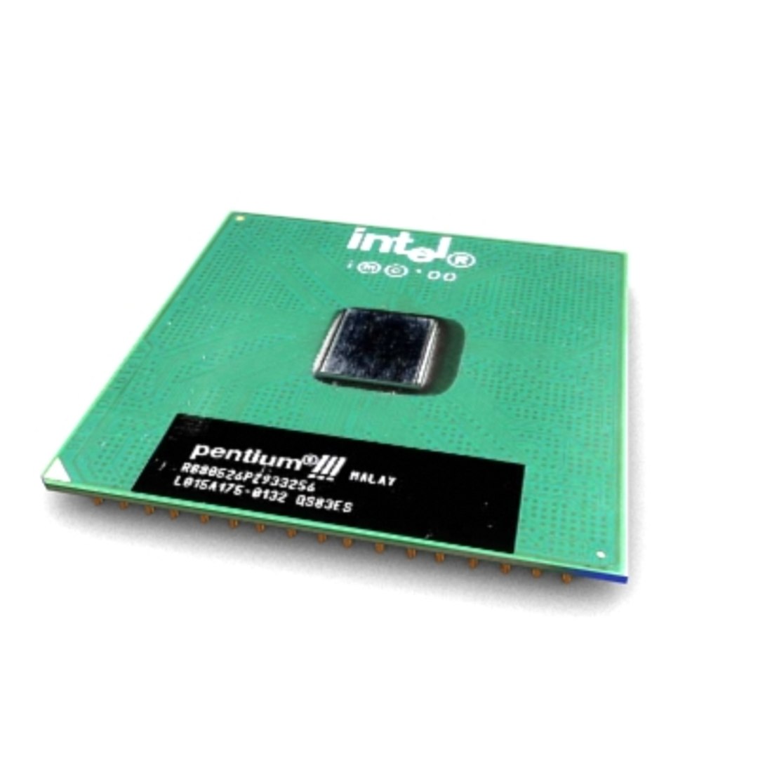 3d model pentium iii coppermine