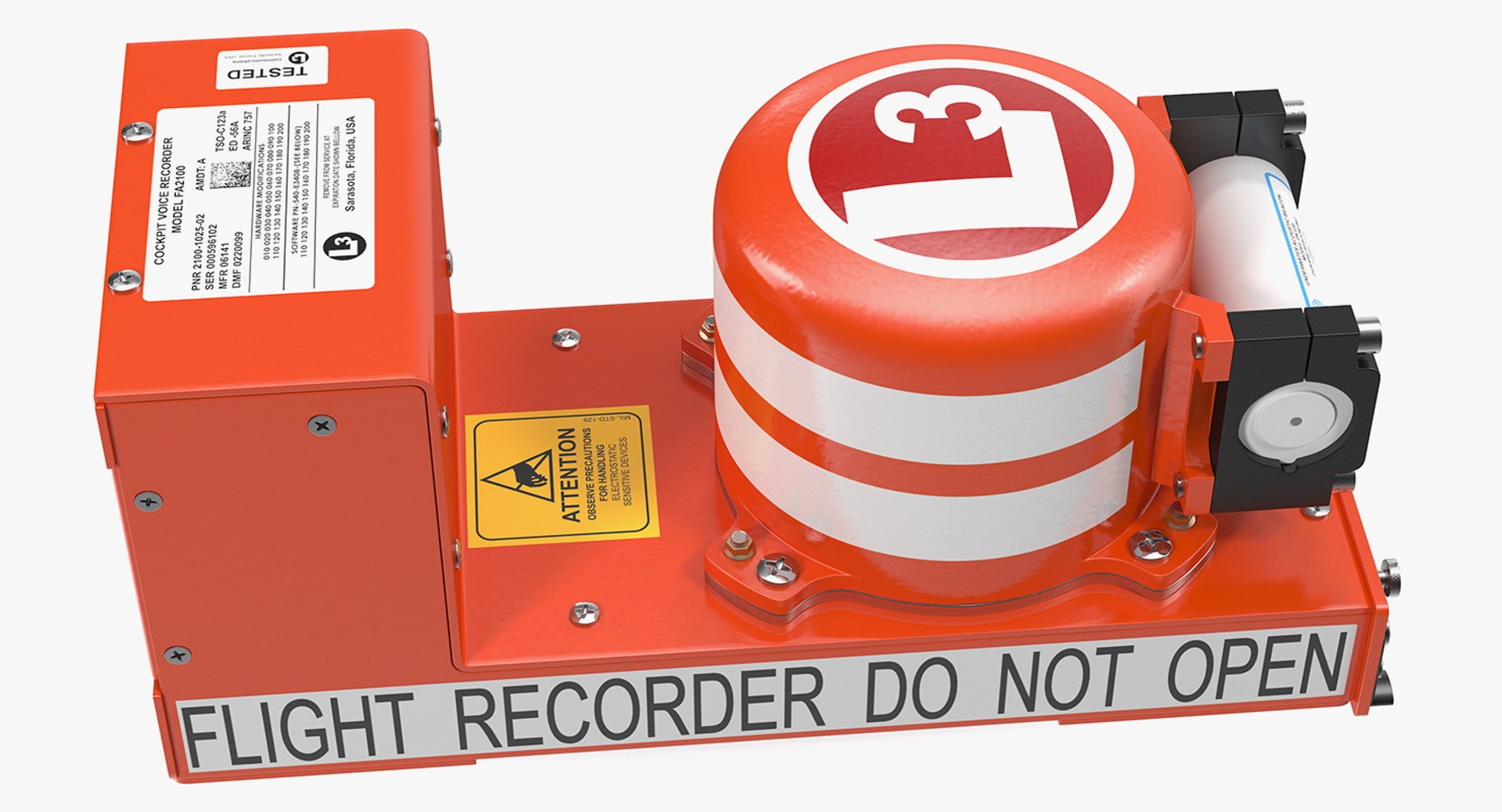 Flight Recorders 3D Model - TurboSquid 1430984