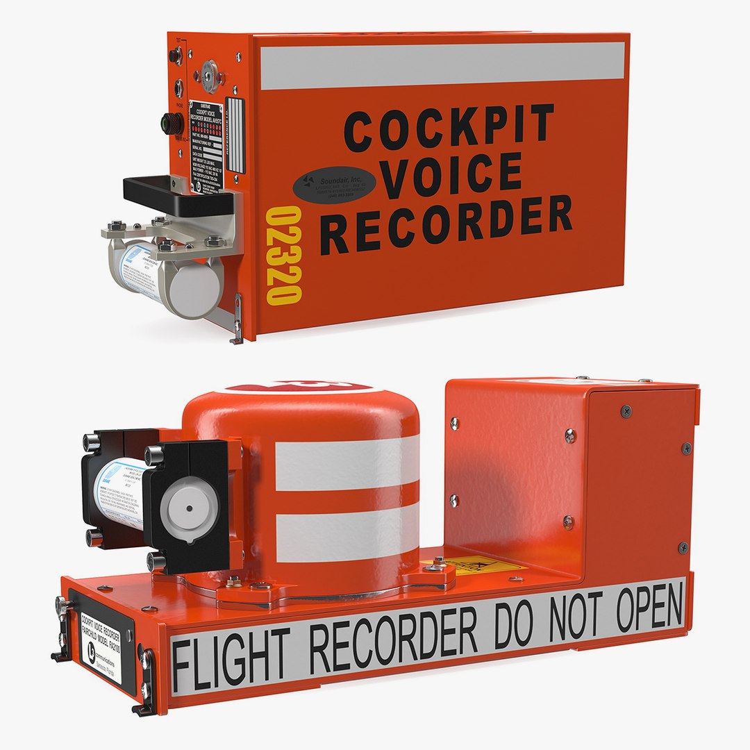 Flight recorders 3D model - TurboSquid 1430984