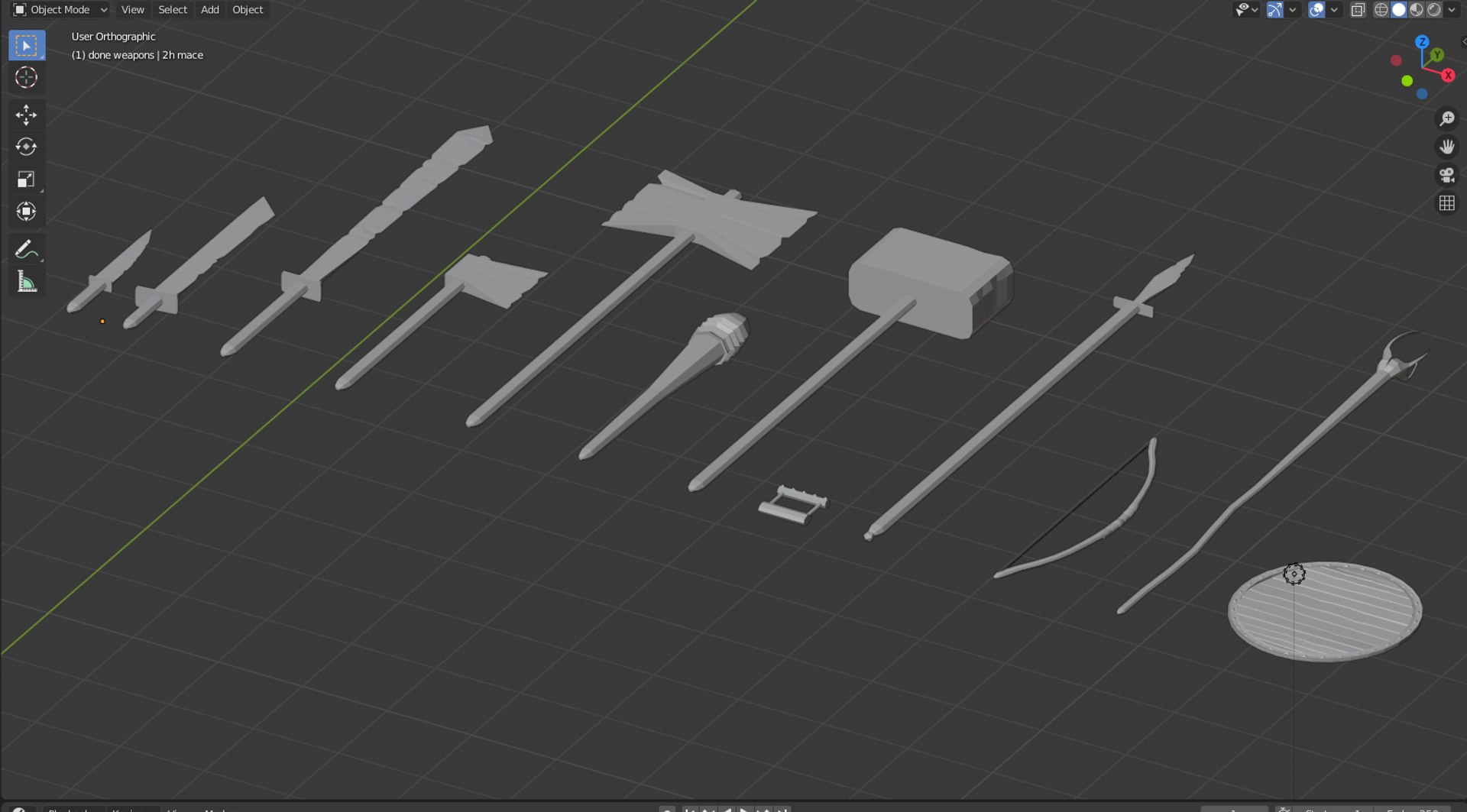 Free Dagger Sword Axe Model - TurboSquid 1569009