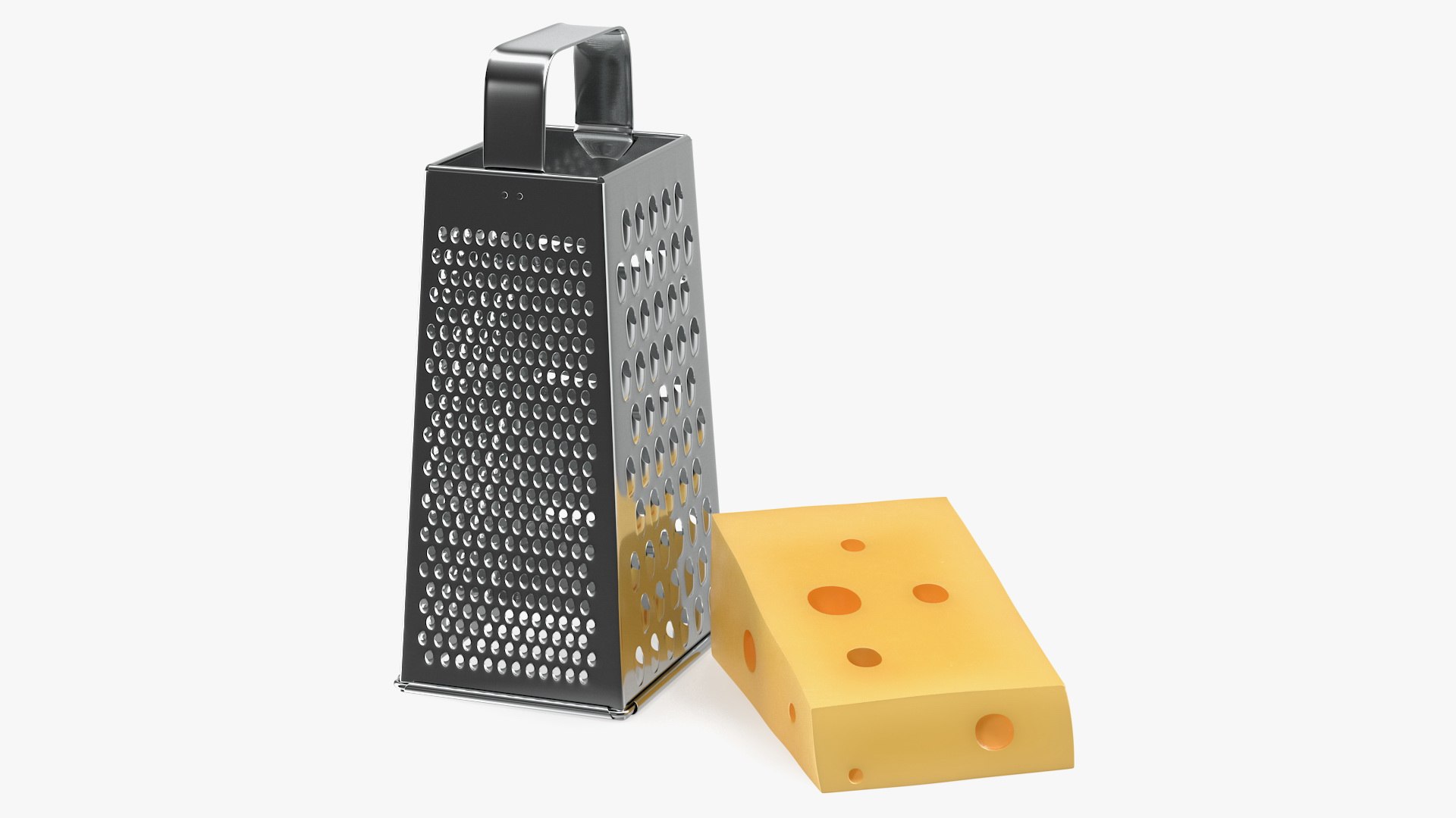 3D model kitchen grater cheese - TurboSquid 1548368