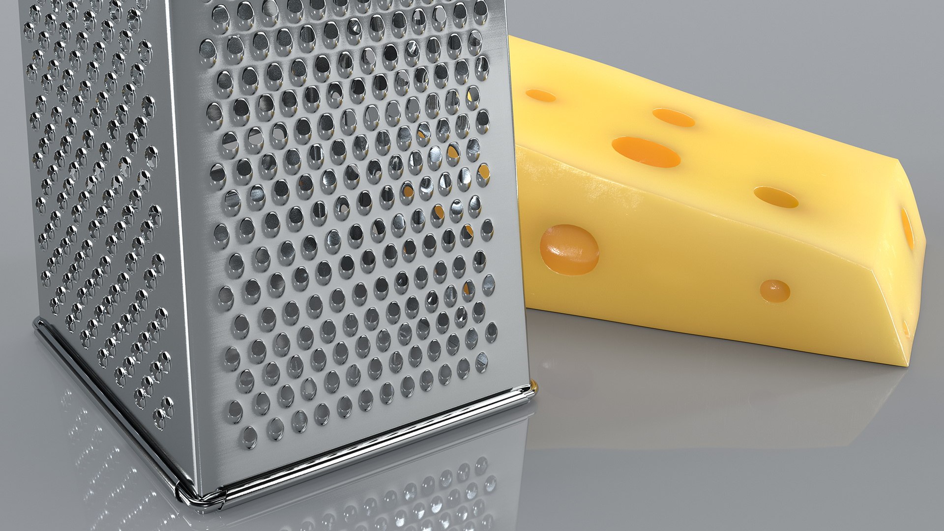 3D Model Kitchen Grater Cheese - TurboSquid 1548368