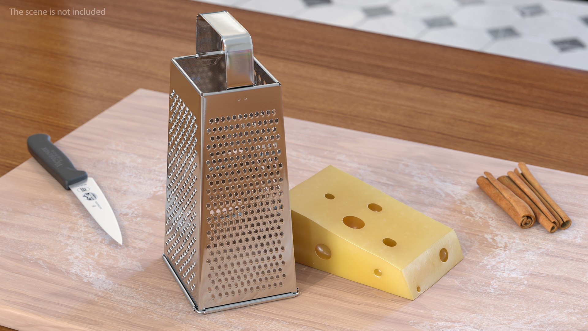 3D Model Kitchen Grater Cheese - TurboSquid 1548368