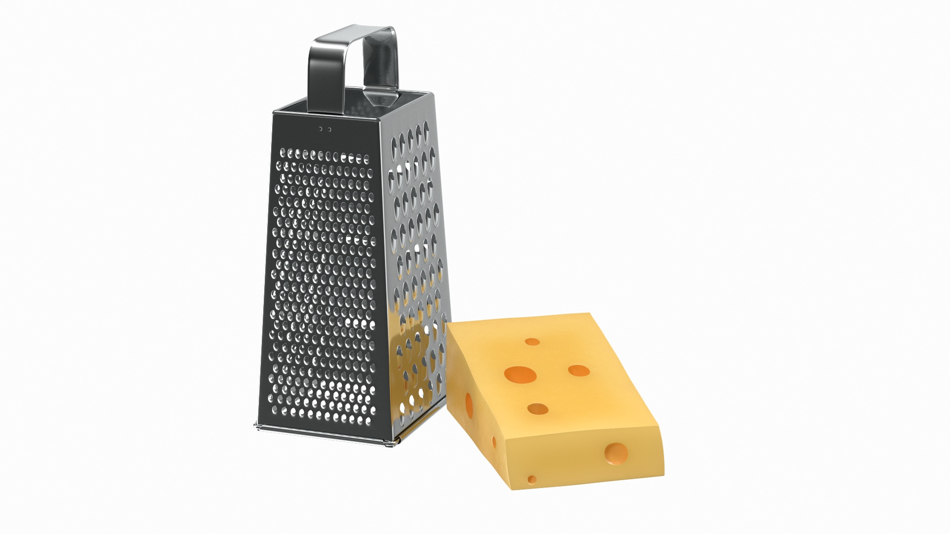 3D Model Kitchen Grater Cheese - TurboSquid 1548368