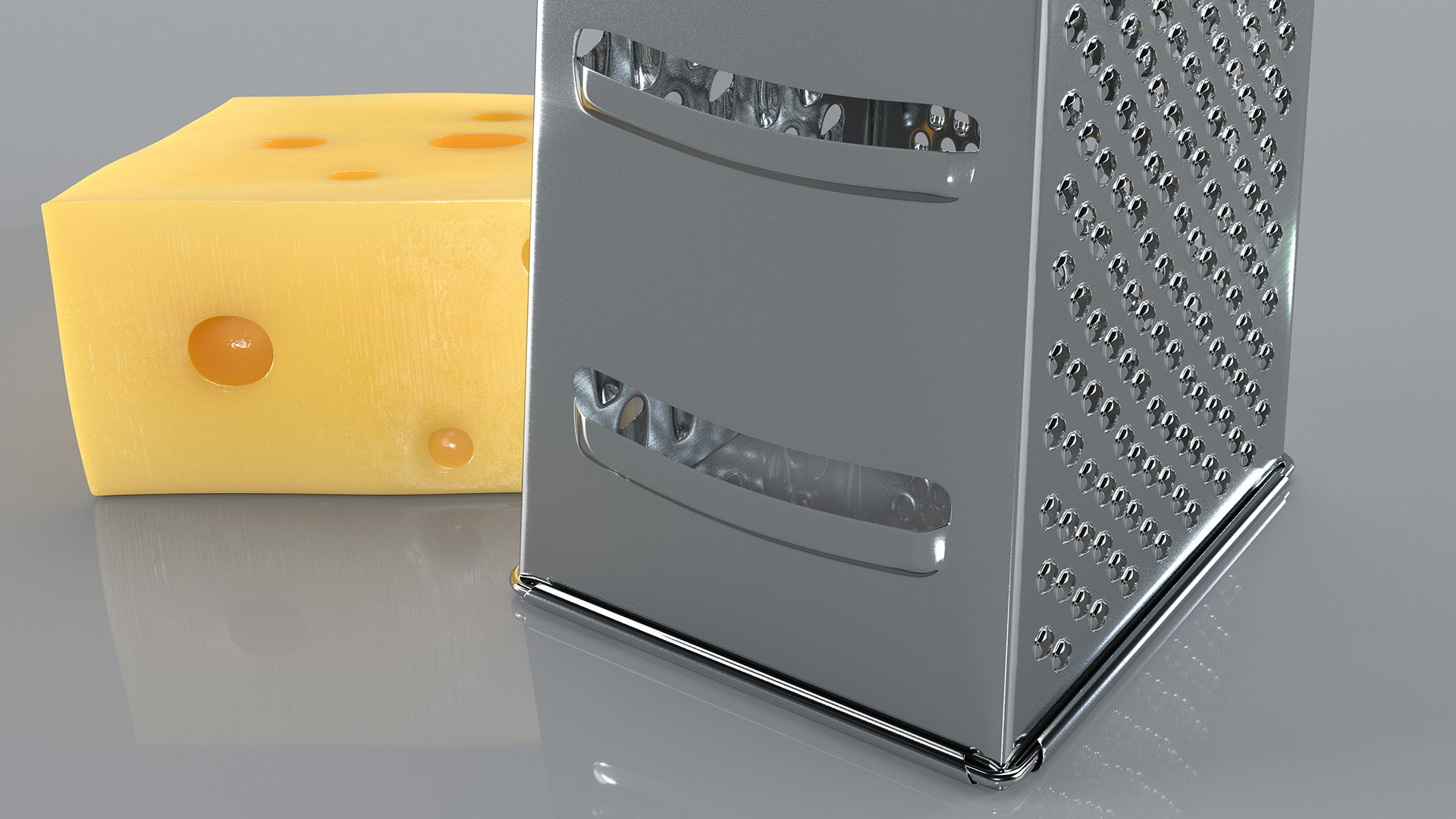 3D Model Kitchen Grater Cheese - TurboSquid 1548368