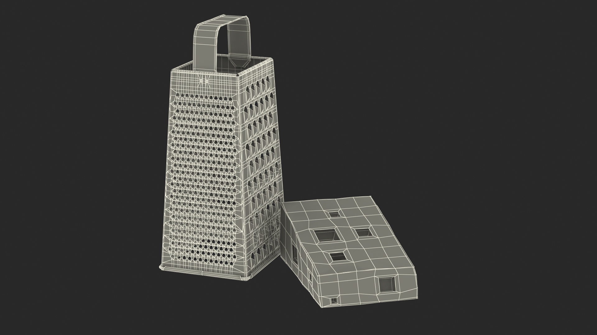 3D Model Kitchen Grater Cheese - TurboSquid 1548368