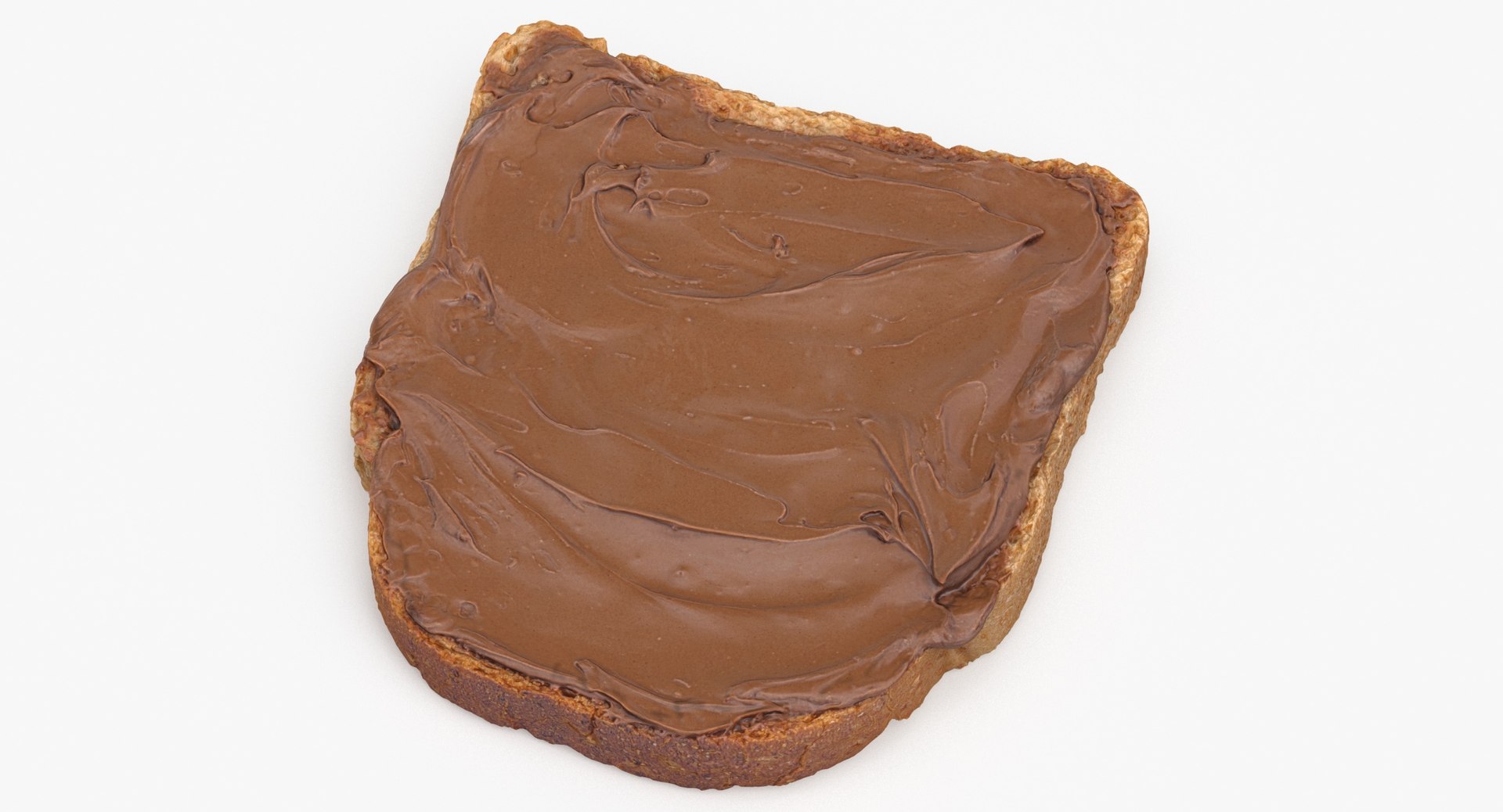 Toast with Dark Chocolate 01 model - TurboSquid 2052859