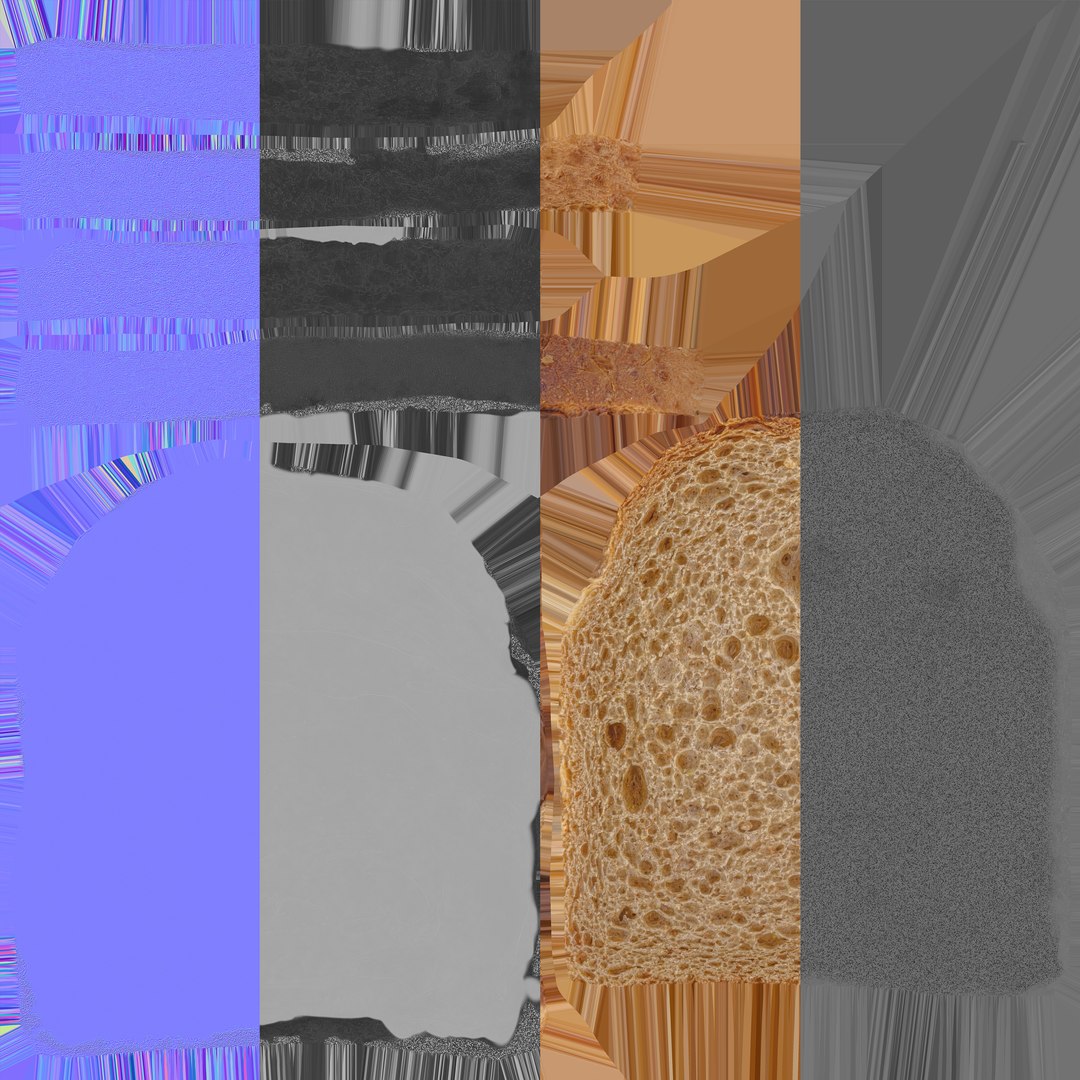 Toast With Dark Chocolate 01 Model - TurboSquid 2052859