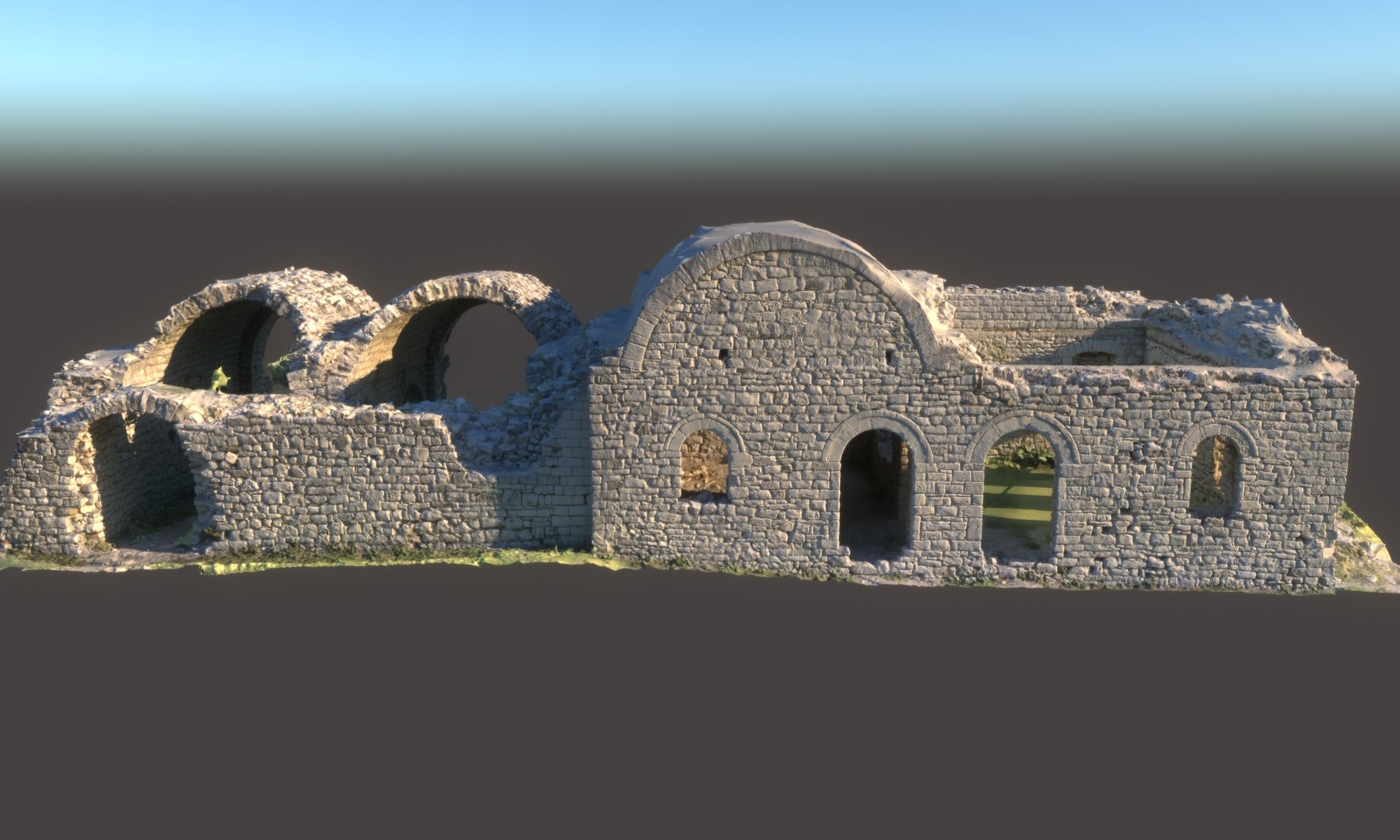 Ancient Ruins Model - TurboSquid 1743170