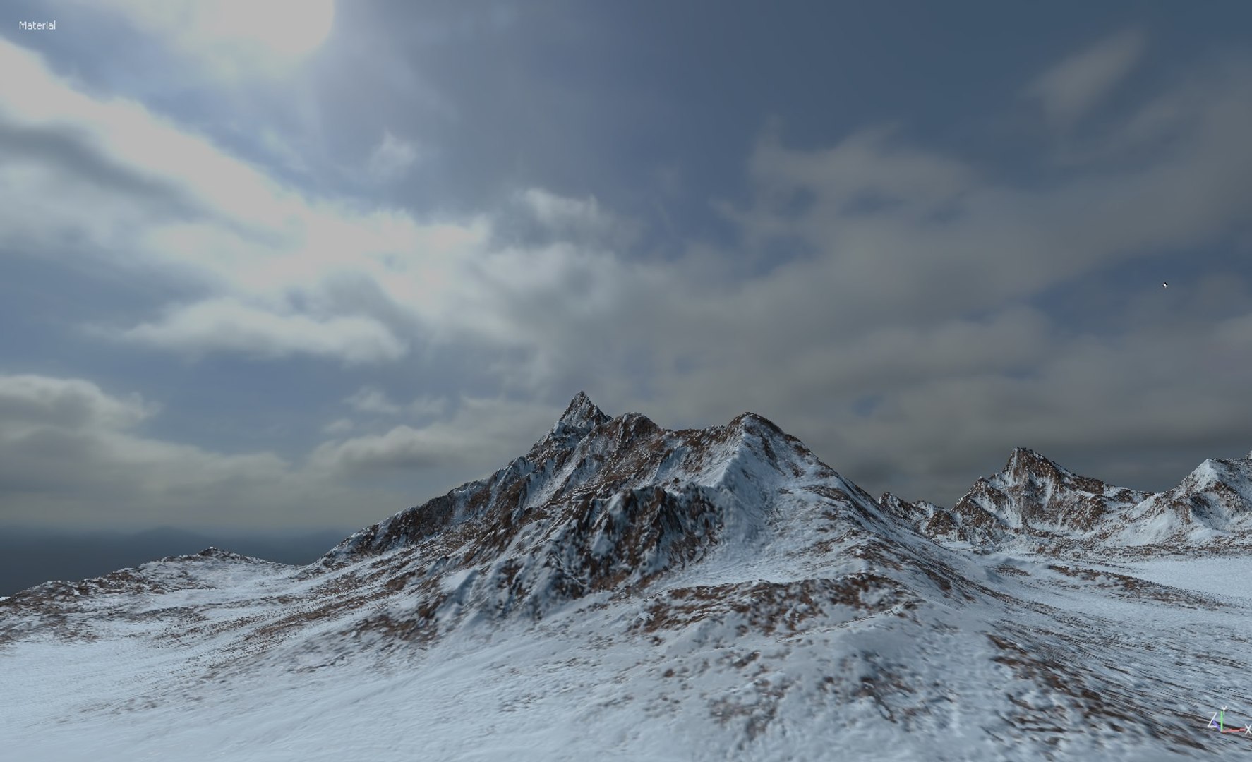 Terrain Mountain Landscape 3D Model - TurboSquid 1409295