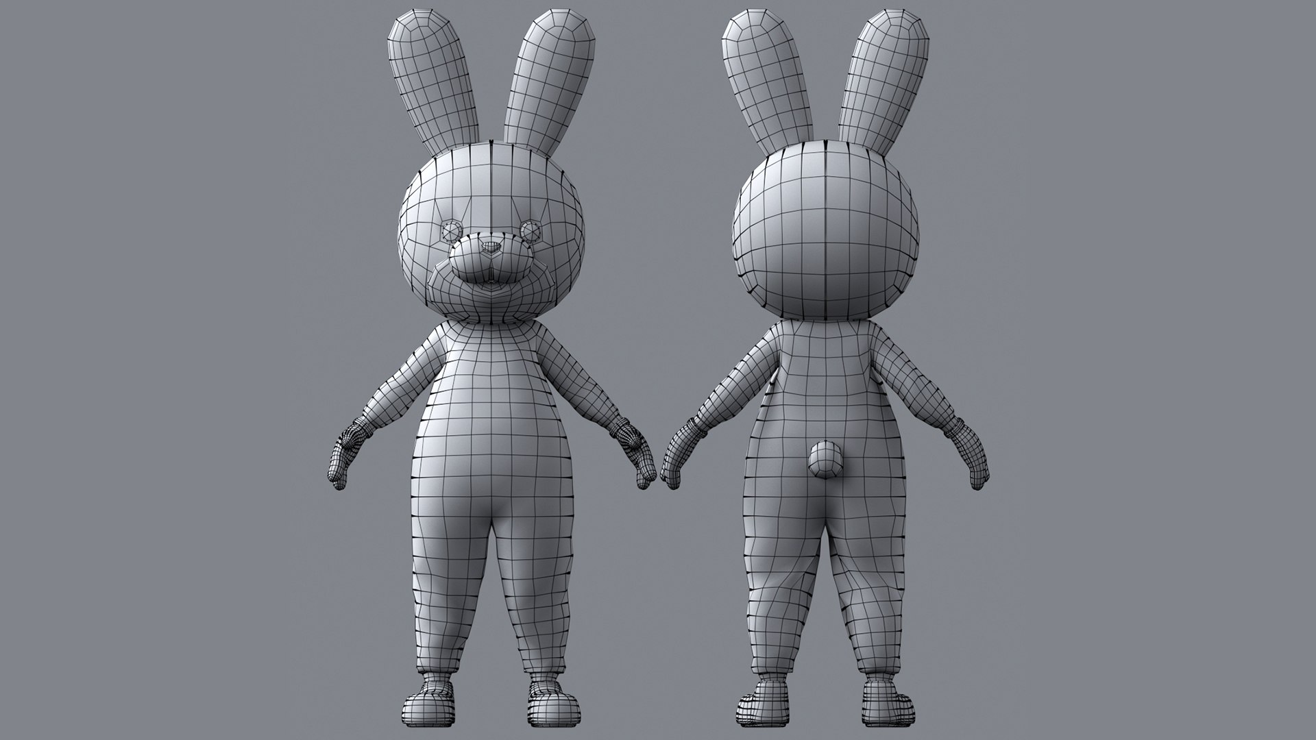 3D Model Rabbit Costume - TurboSquid 1683421