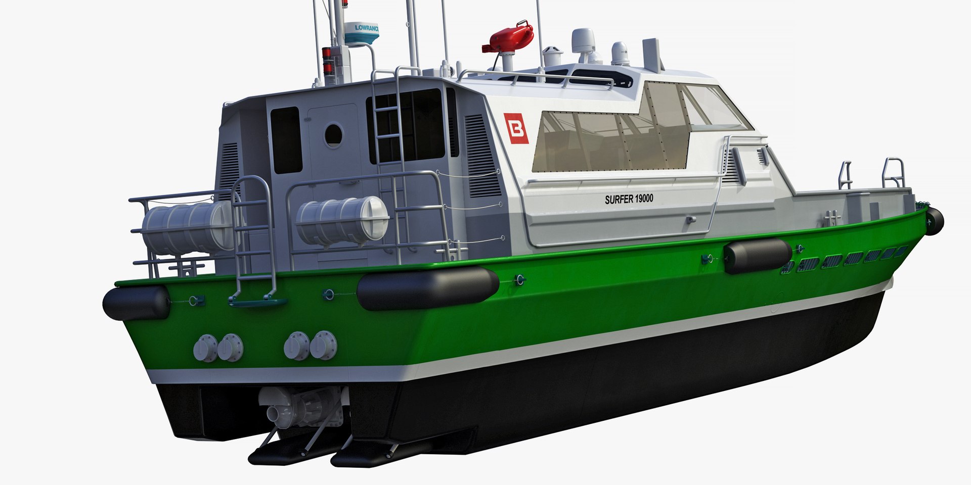 Surfer 19000 series boat model - TurboSquid 1296566