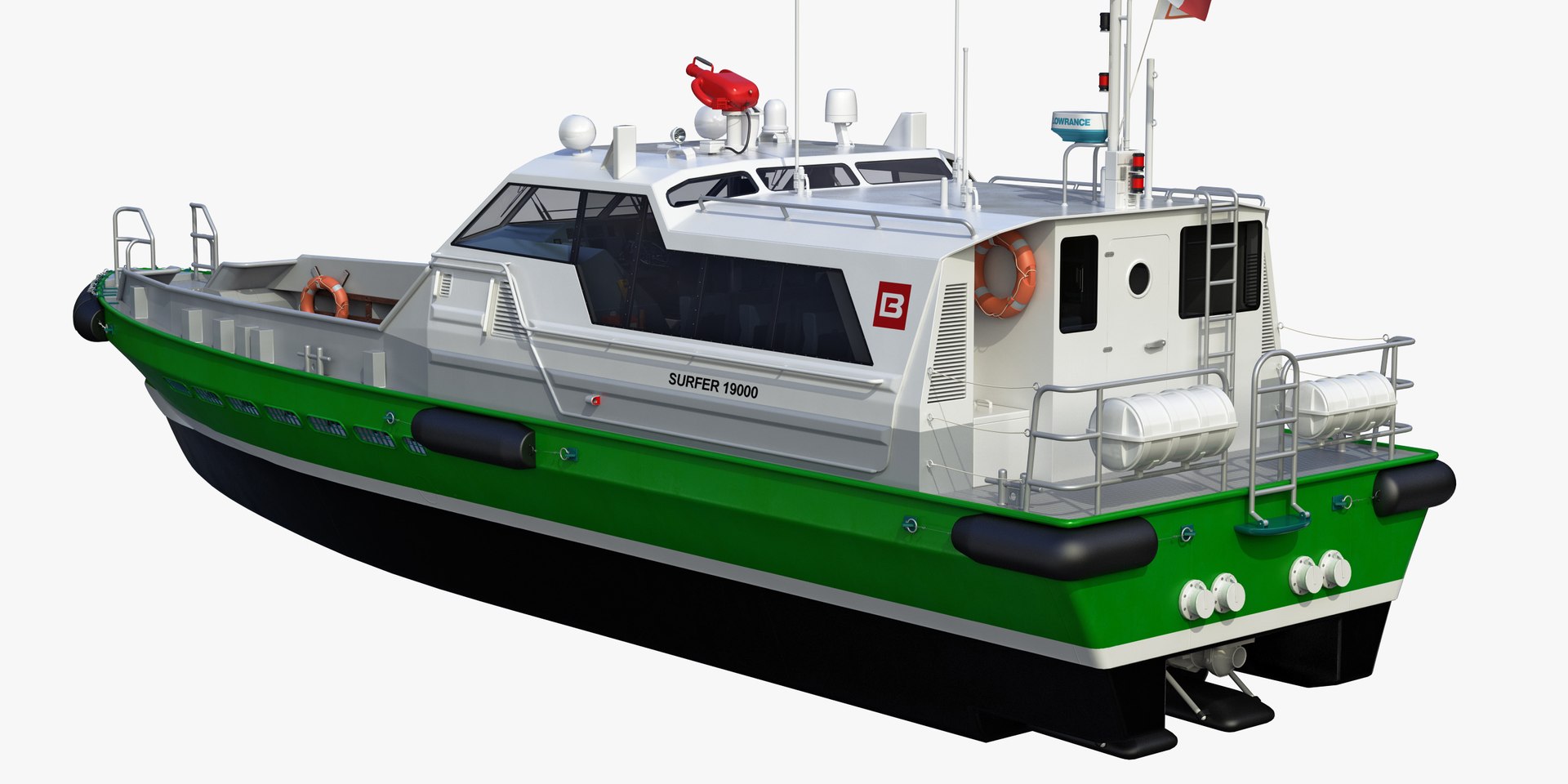 Surfer 19000 series boat model - TurboSquid 1296566