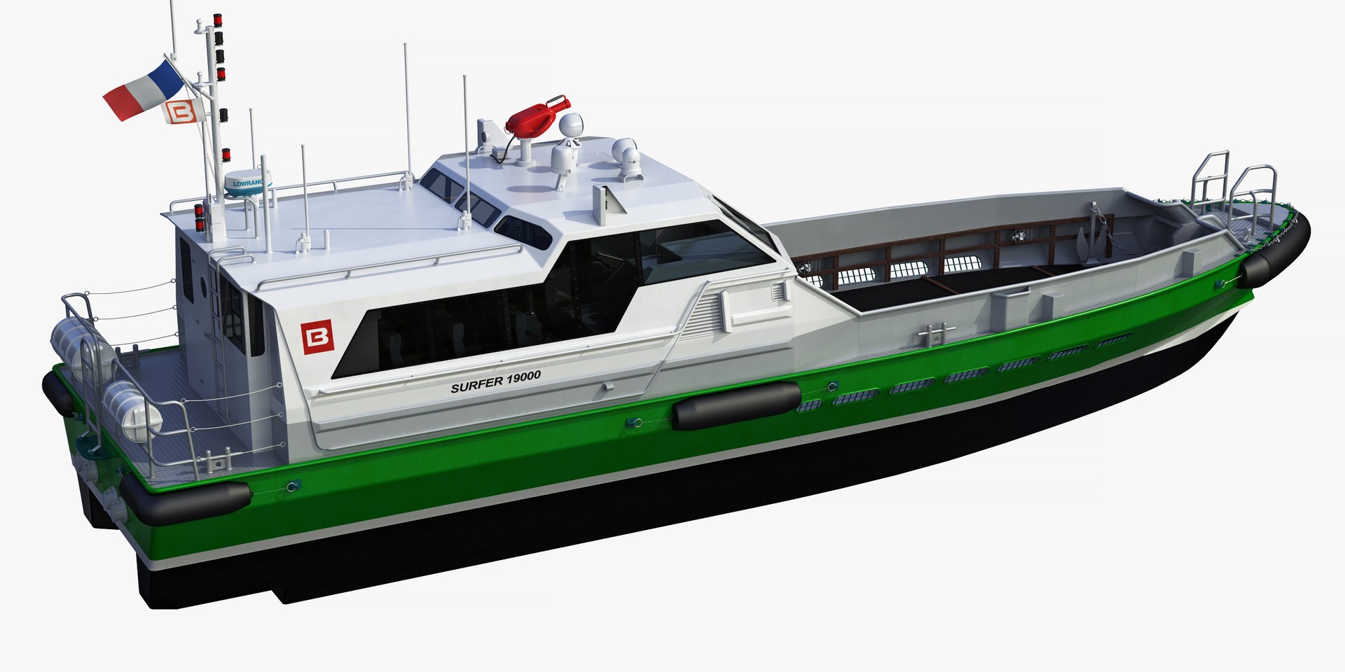 Surfer 19000 series boat model - TurboSquid 1296566