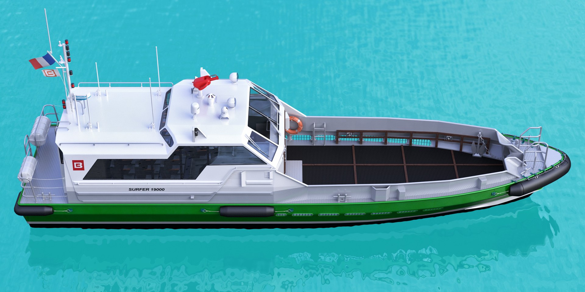 Surfer 19000 series boat model - TurboSquid 1296566