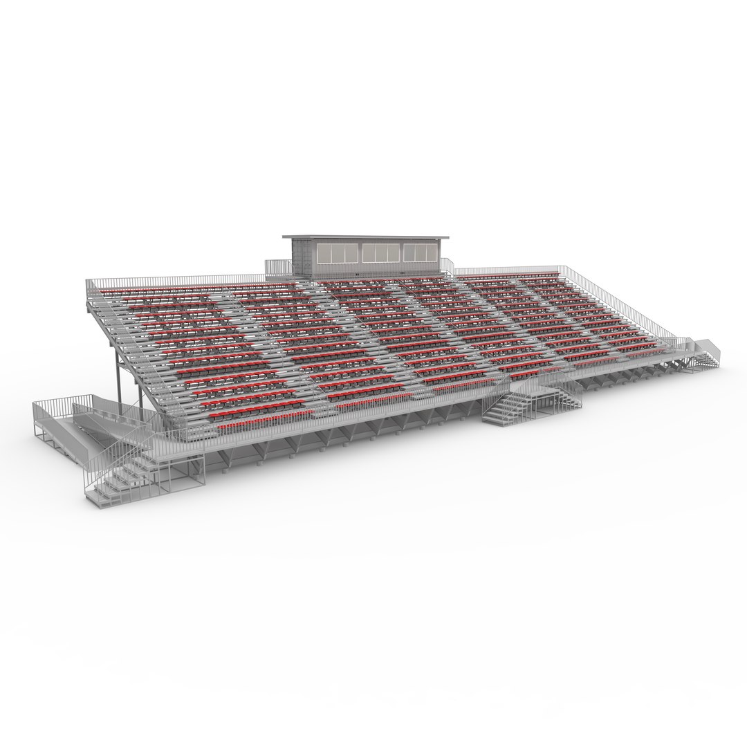 3D Model Bleachers 44 - TurboSquid 2388025
