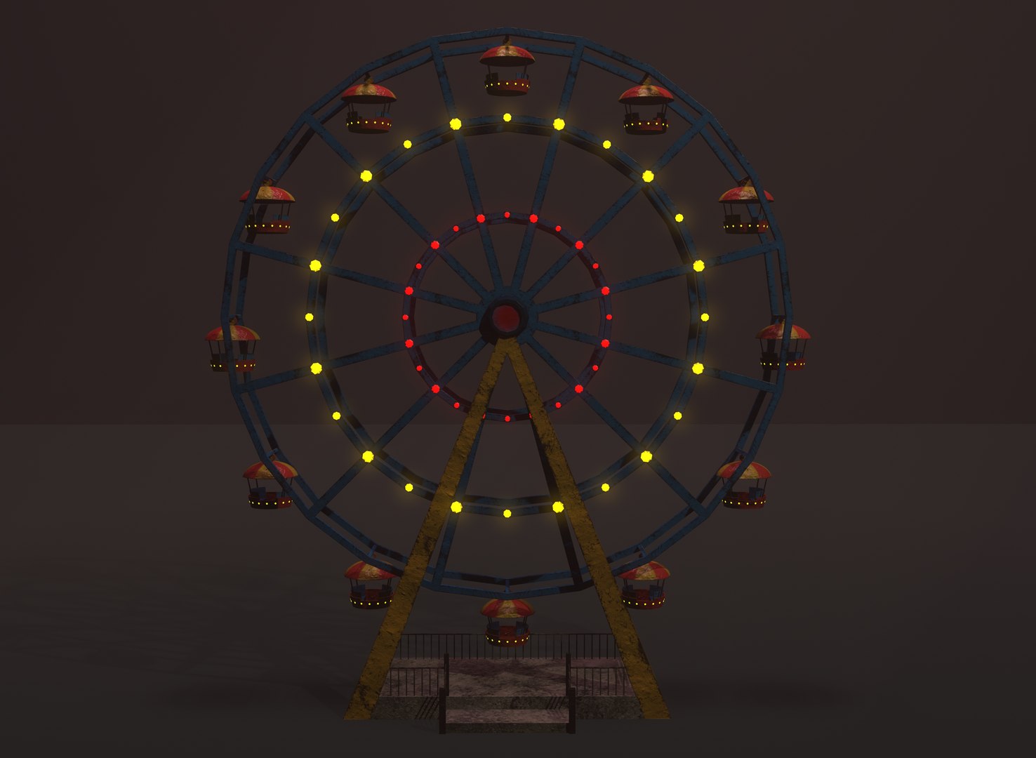 Ferris Wheel 3D Model - TurboSquid 2048240