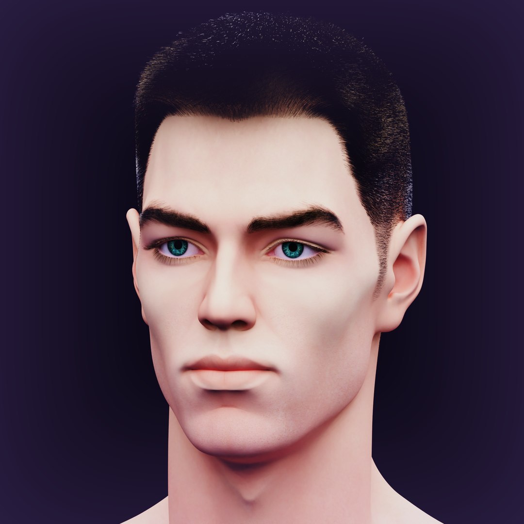Nikolas Realistic Head Model - TurboSquid 2231331