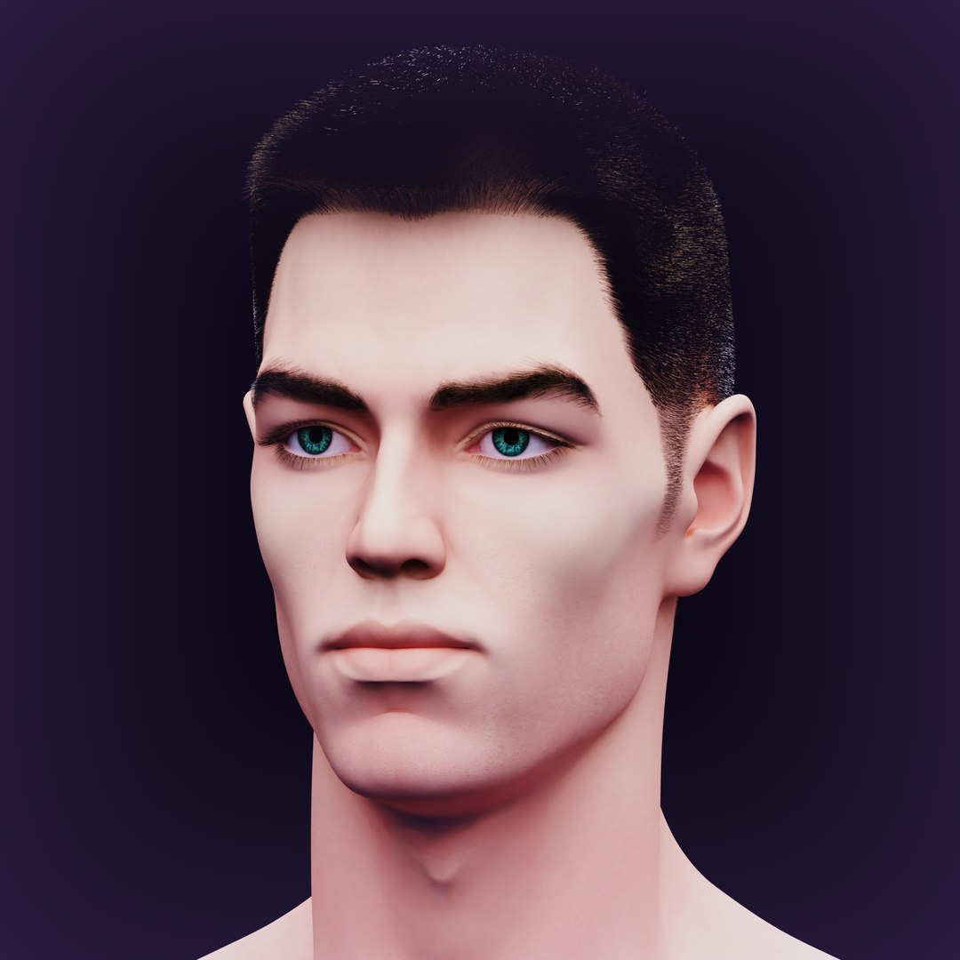 Nikolas Realistic Head Model - TurboSquid 2231331