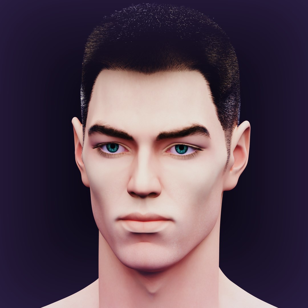 Nikolas Realistic Head Model - TurboSquid 2231331