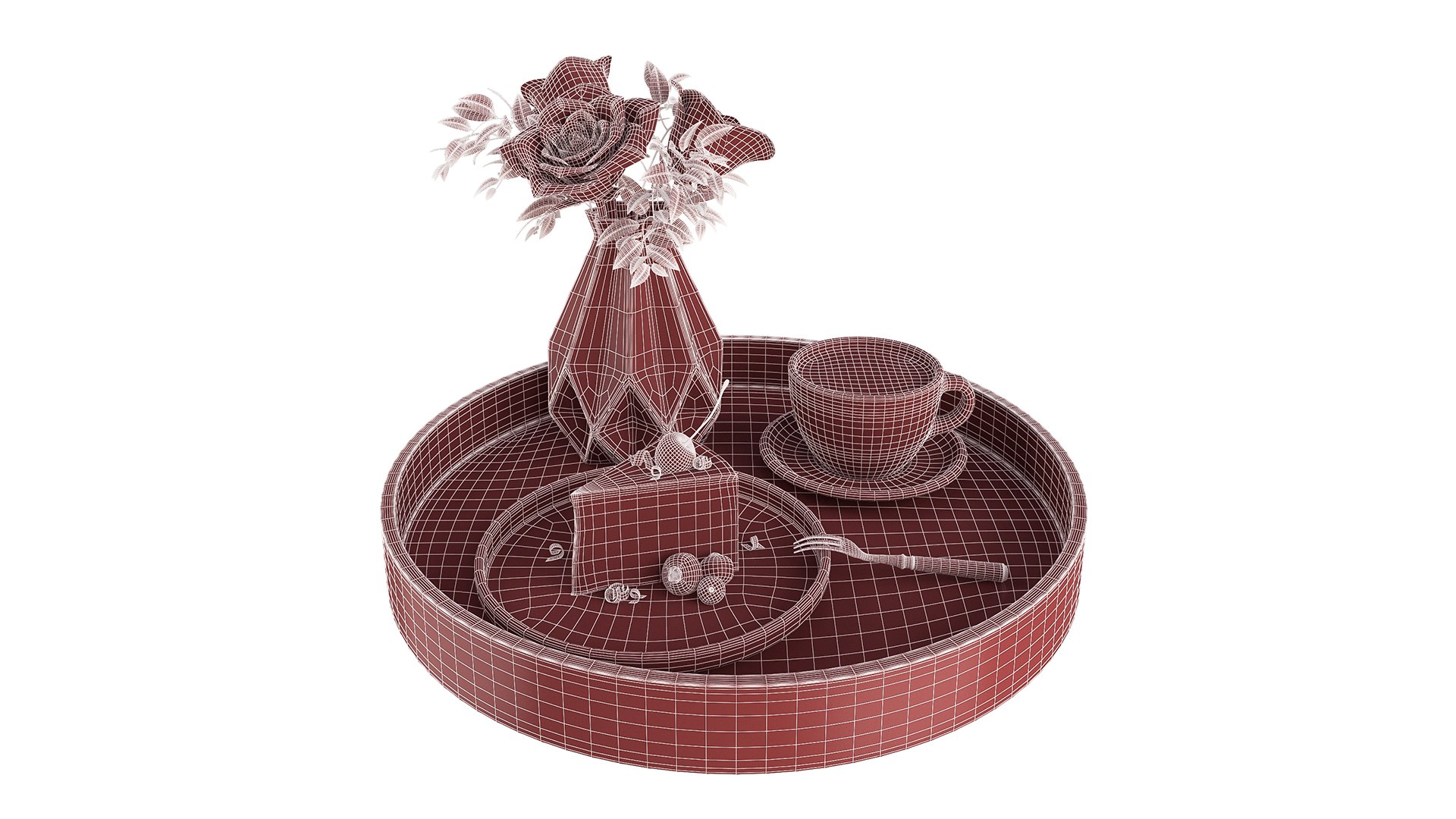 3D model Breakfast in Bed 2 - TurboSquid 2123504