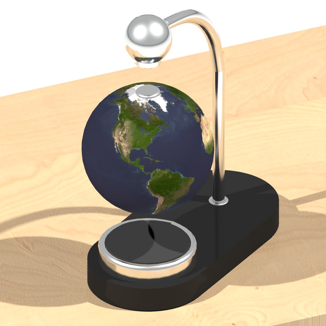 3d Model Levitating Globe