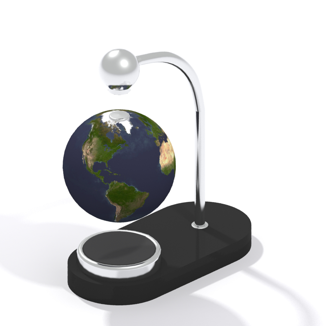 3d Model Levitating Globe