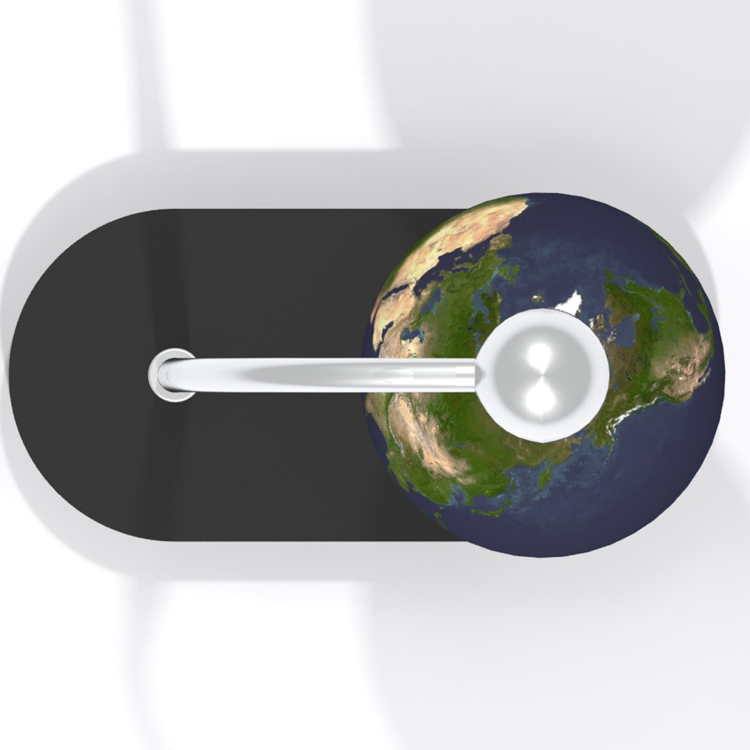 3d Model Levitating Globe