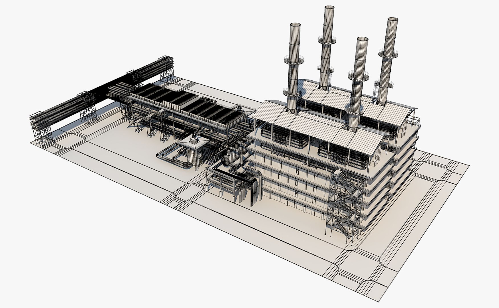 3D Industrial Module - TurboSquid 1279173
