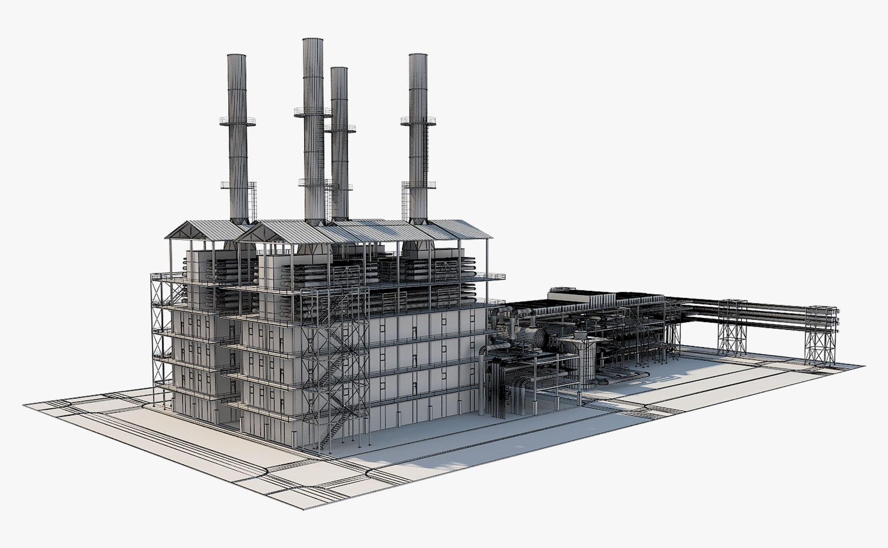 3D Industrial Module - TurboSquid 1279173
