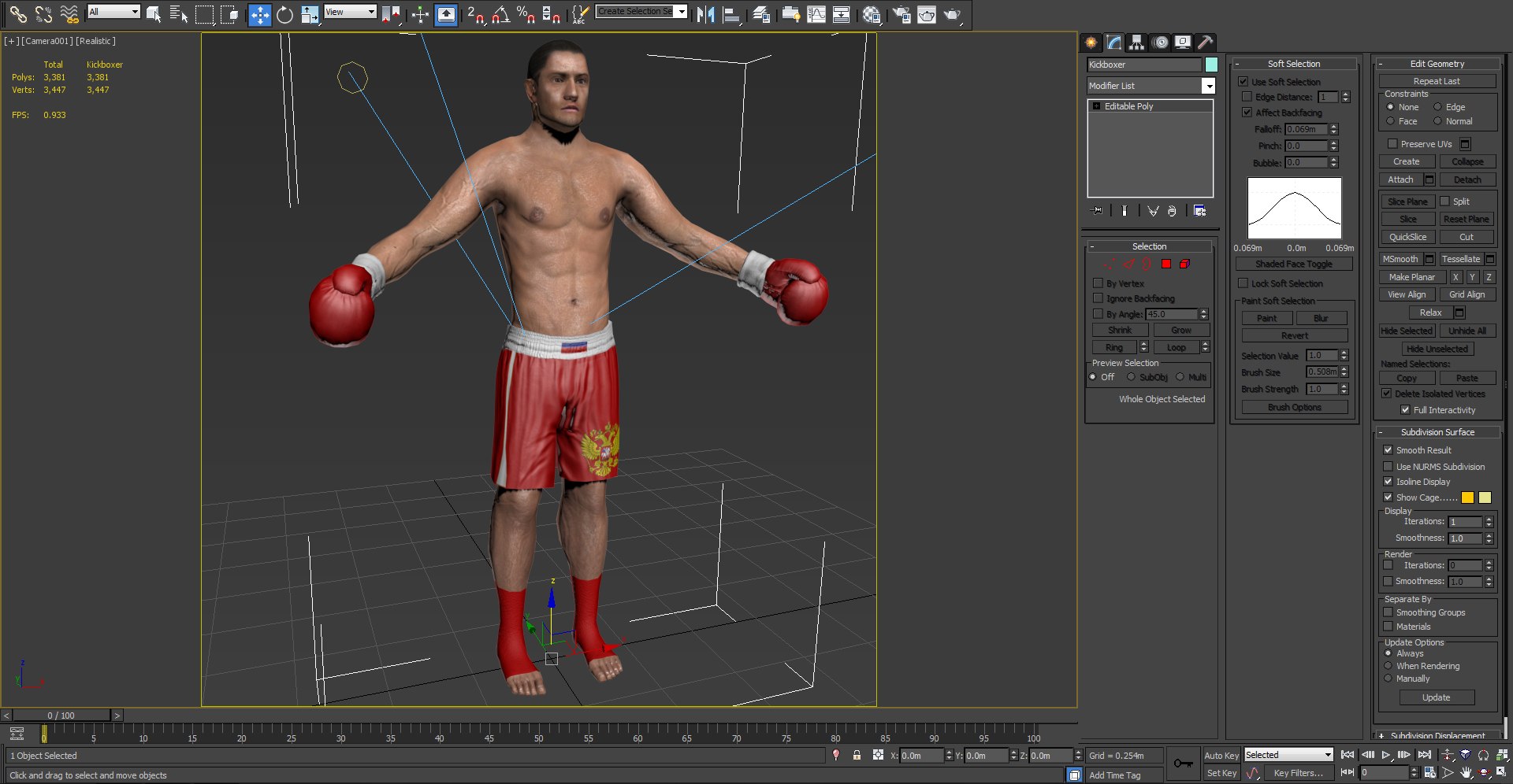 3D Kickboxer Games - TurboSquid 1300506