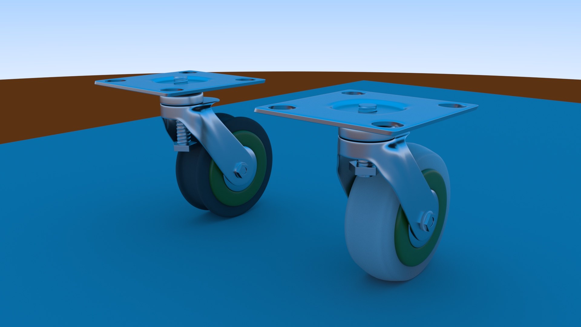 3D Trolly Wheel - TurboSquid 2065259
