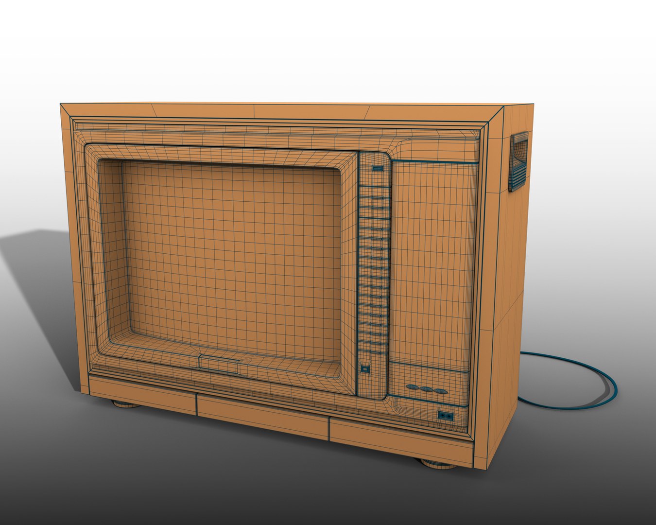 Old Tv 3D Model - TurboSquid 1585211