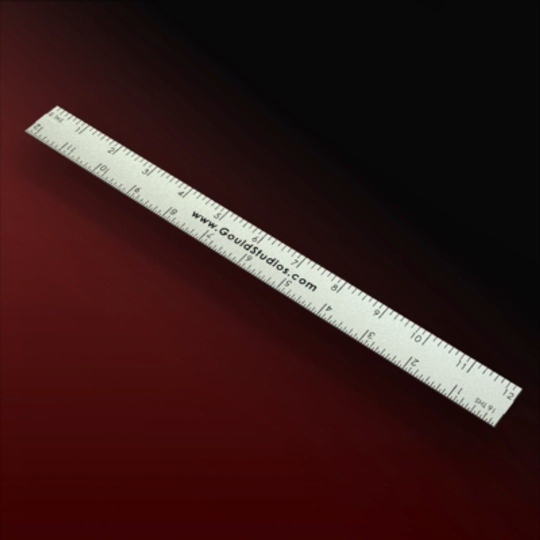 Free 12 Scale Ruler 3d Model