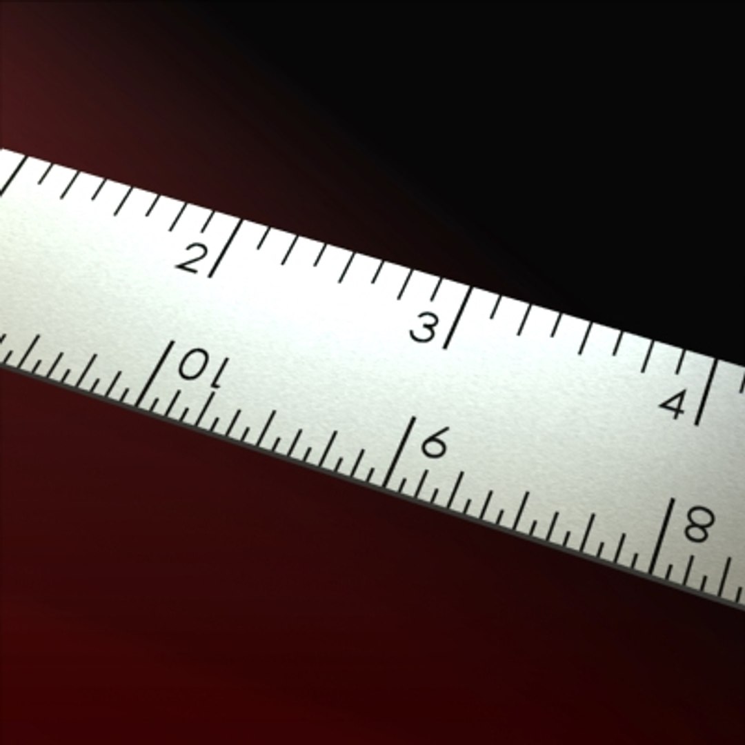 Free 12 Scale Ruler 3d Model