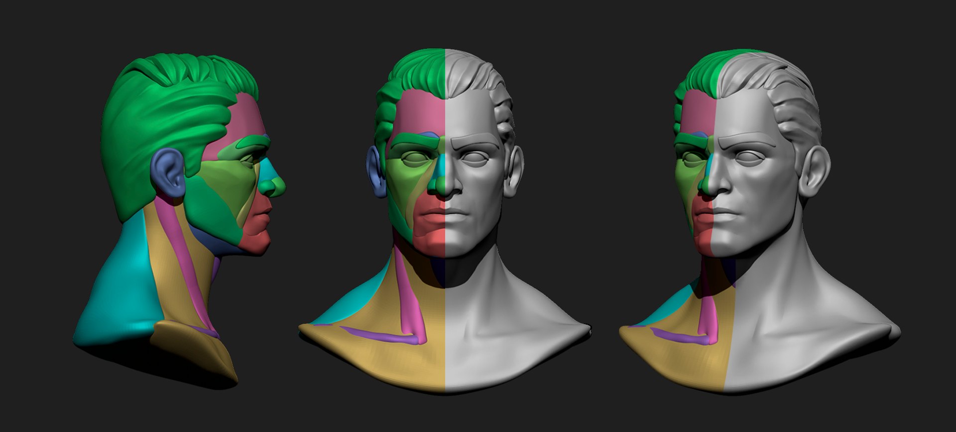 3D Model Male Head Base Mesh - TurboSquid 1314079