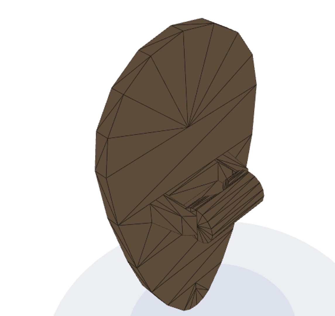 Lego Oval Shield 3d 3ds